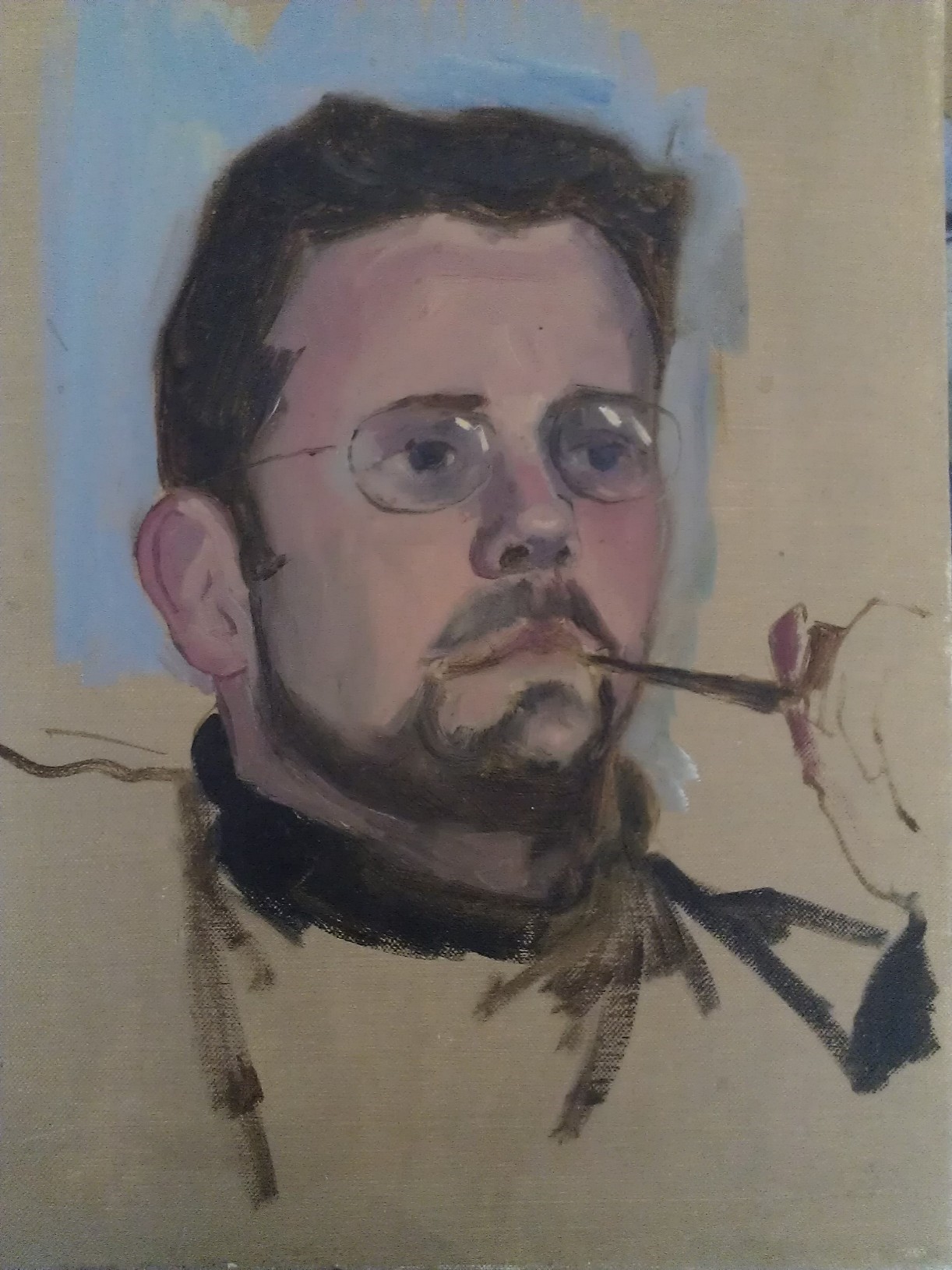 Poirtrait of Tutor by Steve Sharples – McNeill Gallery