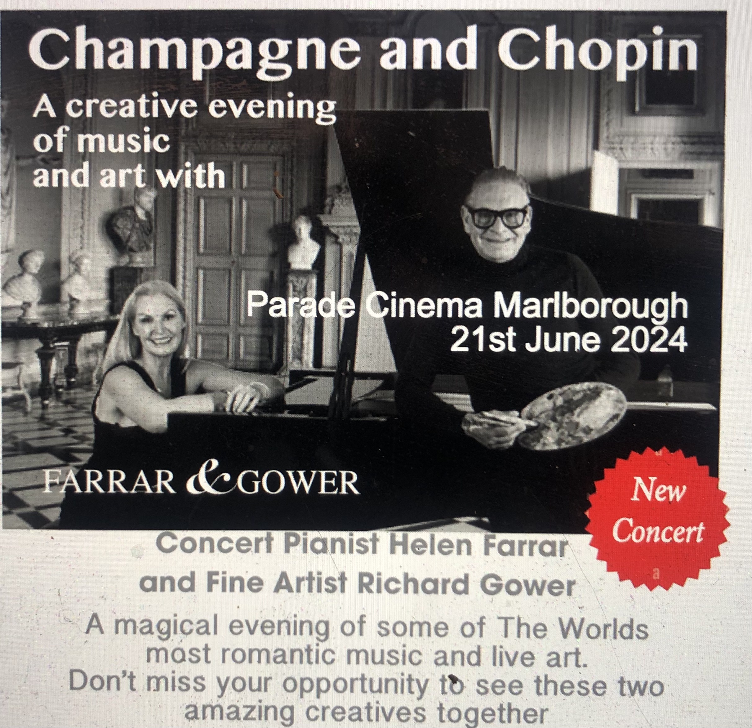 Farrer & Gower Poster Parade Cinema April 2024 – McNeill Gallery