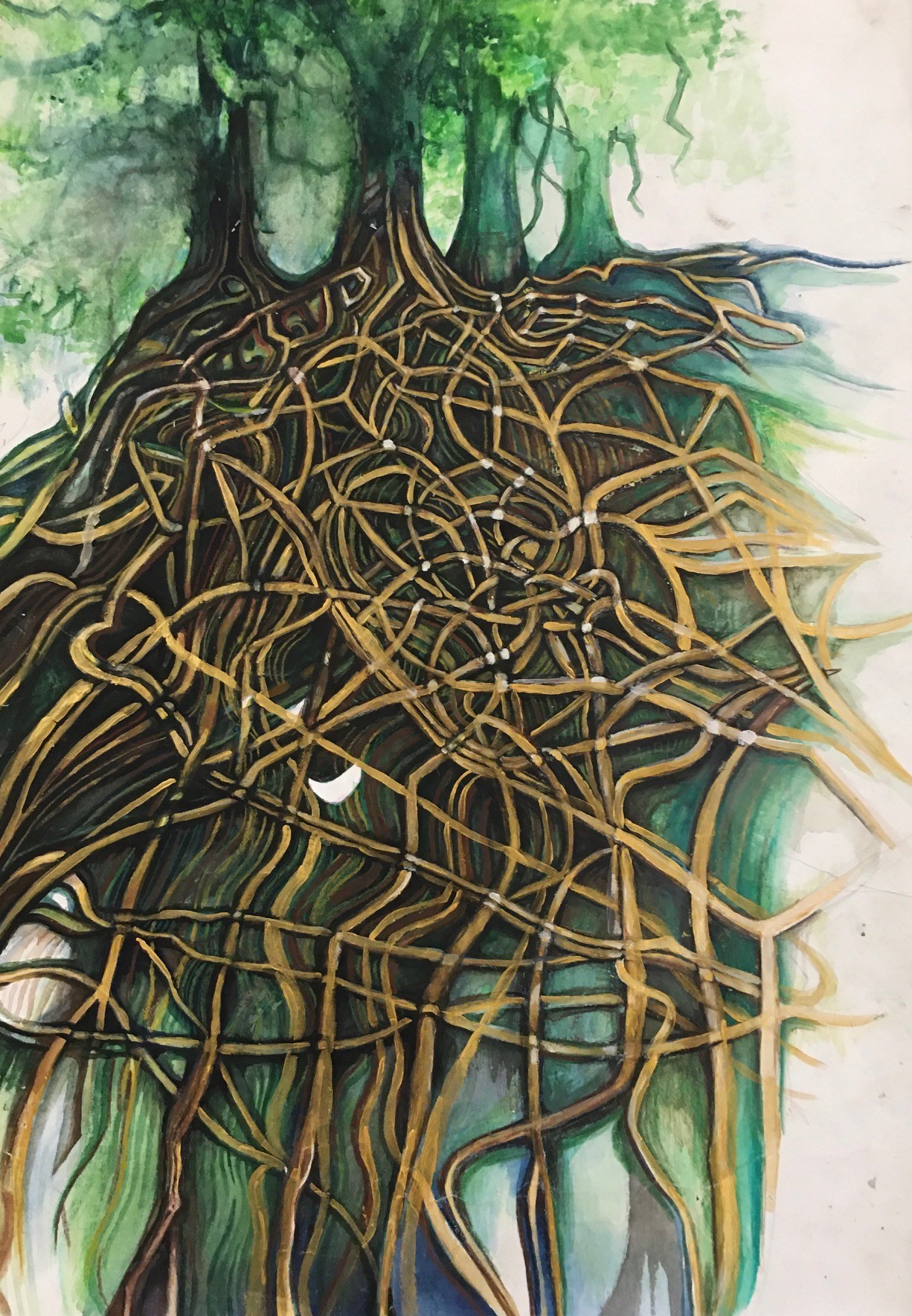 Lisa Petticrew Avebury Tree Roots Oct 2024 – McNeill Gallery